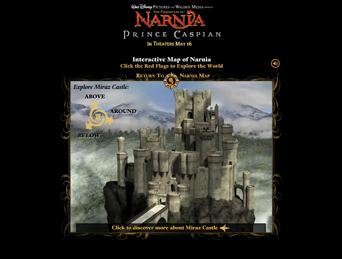 The Prince Caspian Interactive Map - NarniaWeb | Netflix's Narnia Movies