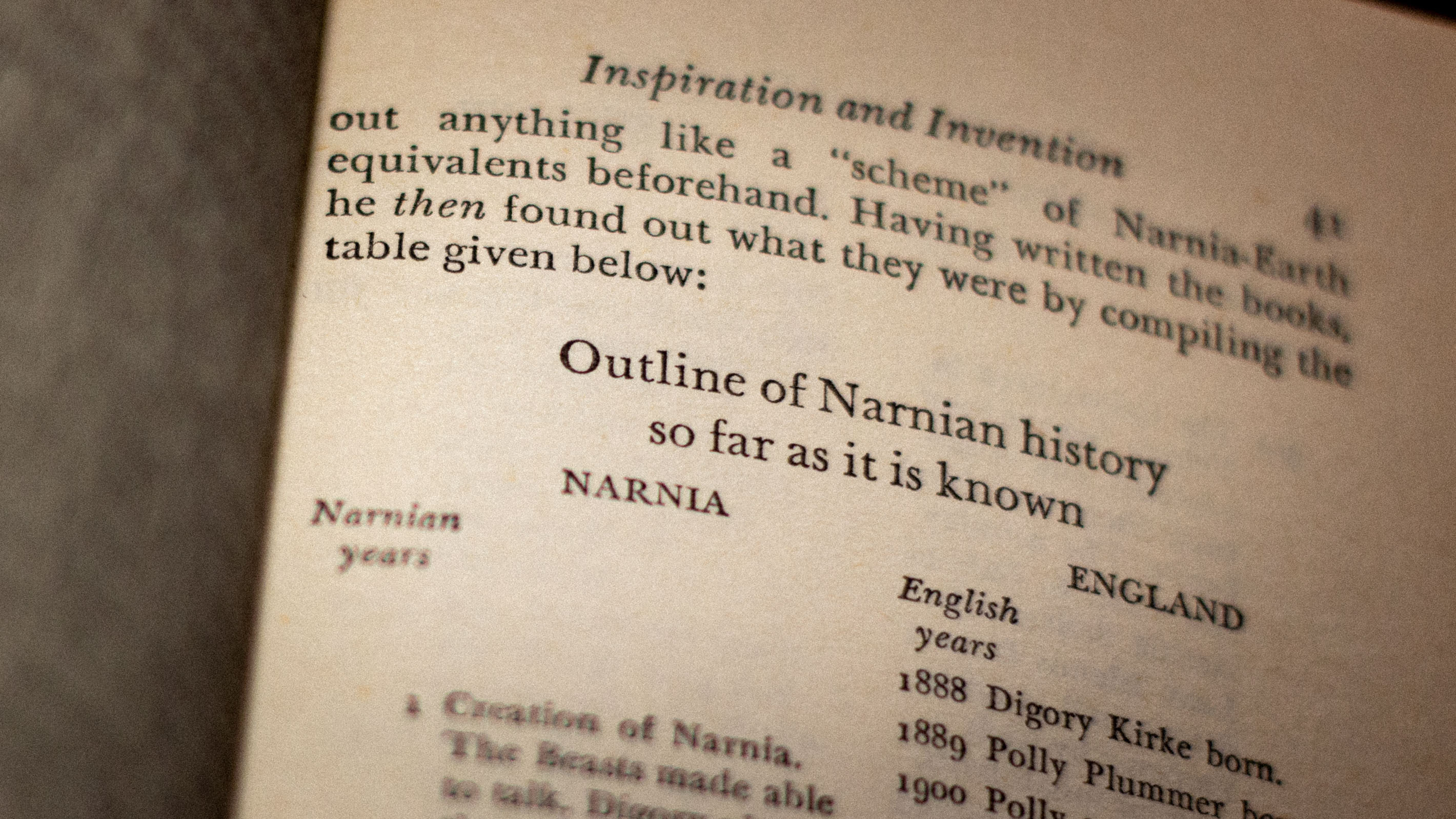 Narnia Timeline | NarniaWeb