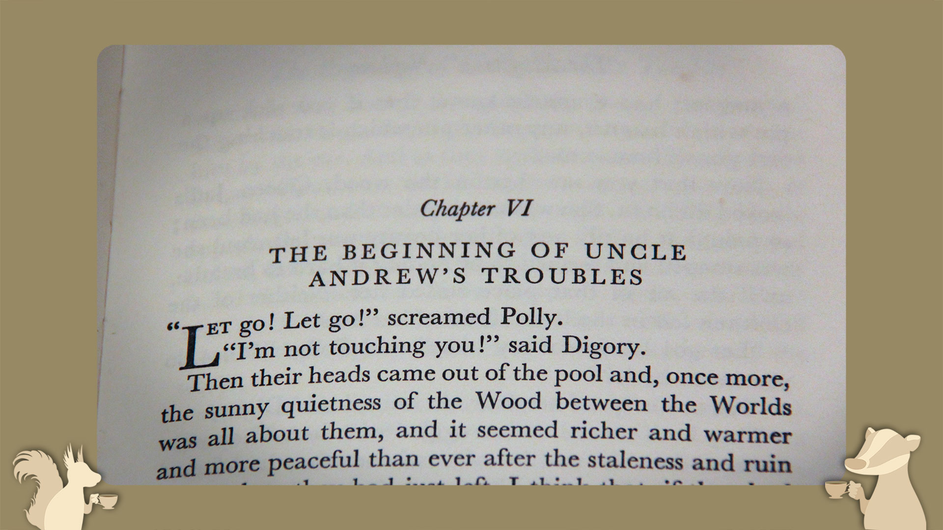 Why Uncle Andrew Didn't Just Become a Scientist | Talking Beasts ...