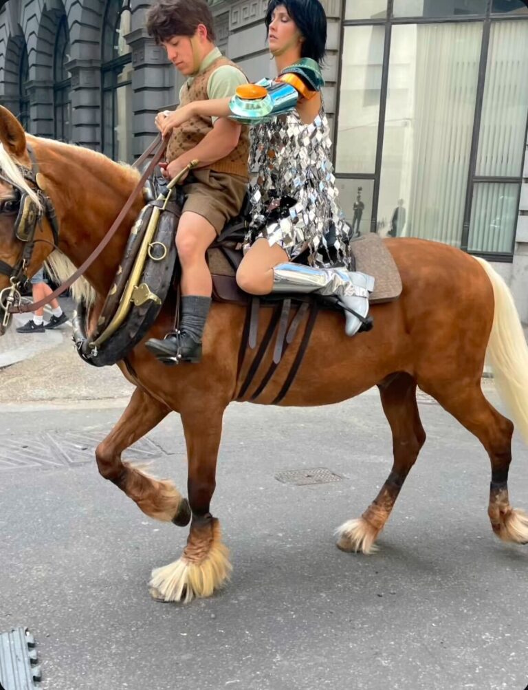 New Set Photo Shows Possible Digory and Jadis Stunt Doubles on ...